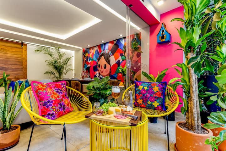 La Vida Condesa At Amsterdam Street 4br/ac/ 8 Pax - Mexico City