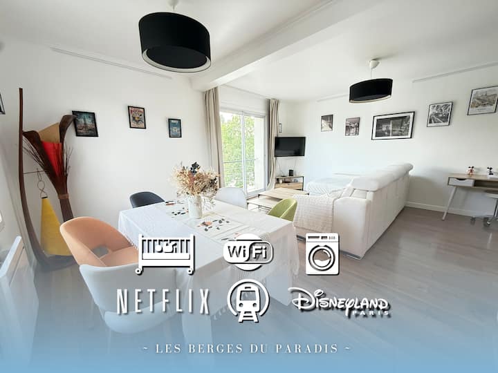 Les Berges Du Paradis ~ Proche Disneyland & Paris - Lagny-sur-Marne