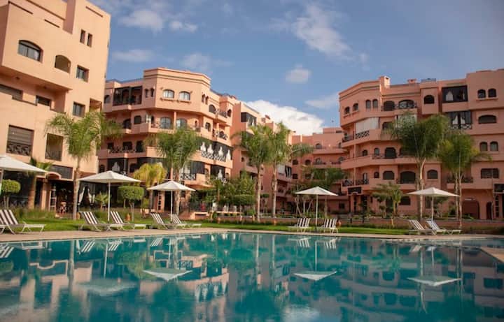 Premium Village 2ch Cosy, Piscine & Fibre Optique - Marrakesh