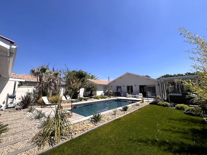 Bassin D’arcachon Villa +Studio Avec Piscine & Spa - Andernos-les-Bains