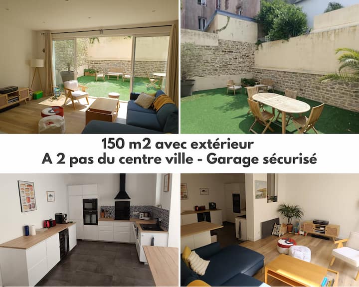 5 Mn Des Plages & Festival - Maison Familiale 3 Ch - Groix