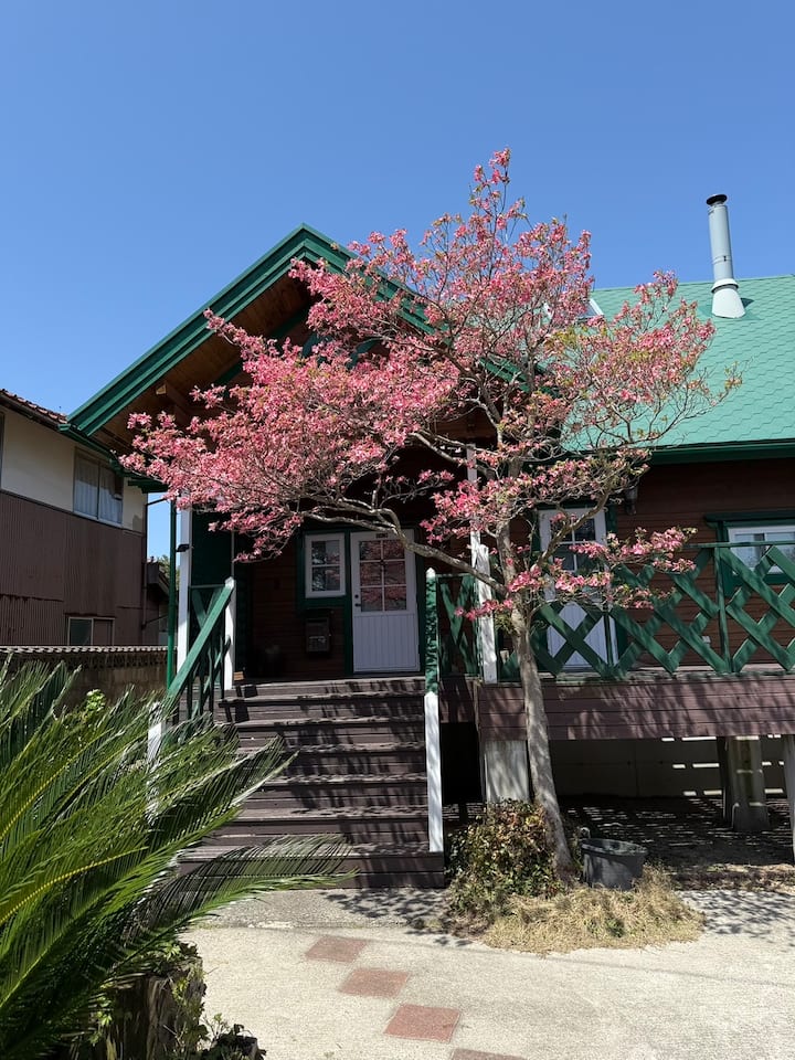 ＼出雲大社まで車で6分！／
4〜5名様で貸切できる、木の温もりあふれるログハウス - 出雲市