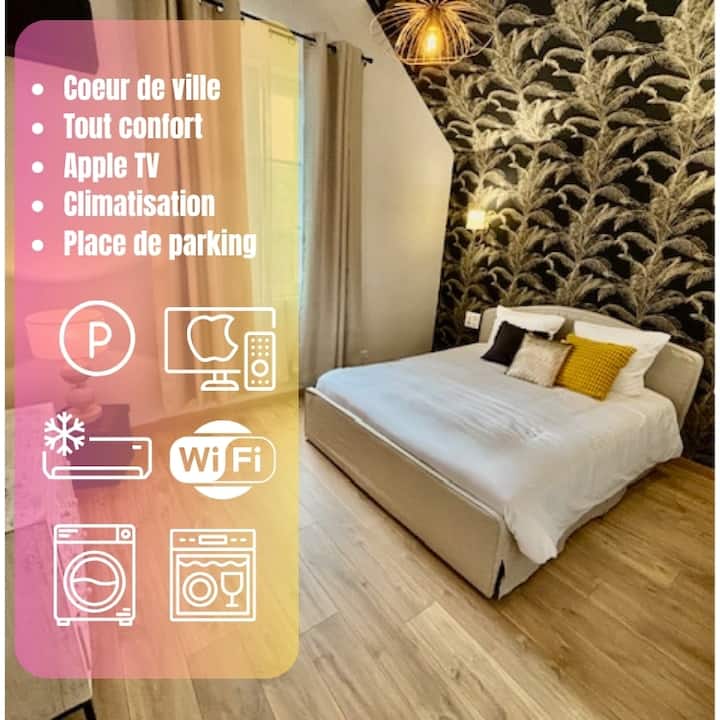 Le Dolby - 80m² Entièrement Climatisé - Vendôme