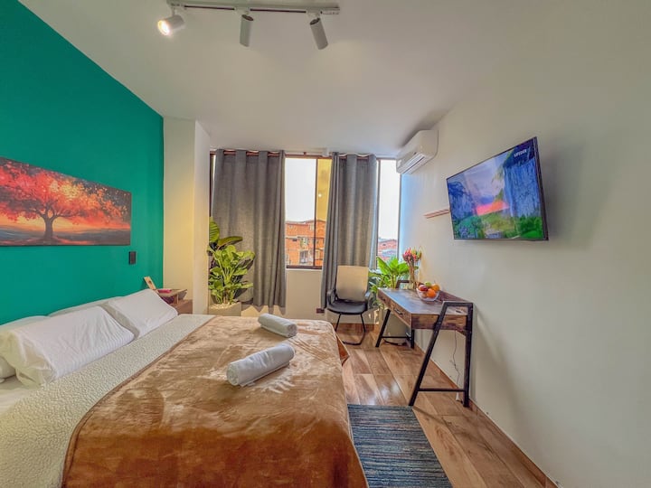 10 Min Poblado 3 Habitaciones Con Baño Y Aire Ac - Envigado