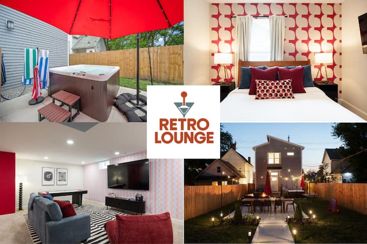 Hot Tub | Mins To Short North | Retro Game Room - Columbus, OH