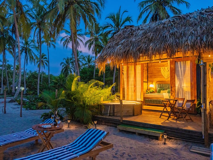Suite En Cabaña Frente Al Mar Cerca Parque Tayrona - Colombia