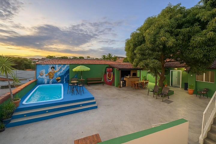 Casa Verde Com Piscina E Churrasqueira - Exclusiva - Belo Horizonte