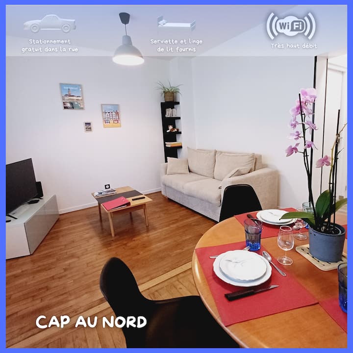 Cap Au Nord - Jardin - Proche Centre Et Gare - Dunkerque