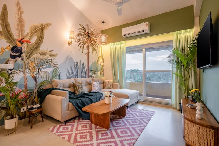 Mimosa By Kiwistays | 2bhk | Pool | Near Beach - Goa