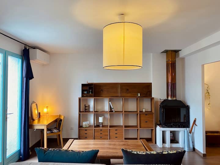 "Maison Bleue" Quartier Haut,clim,parking,jardin - Sète