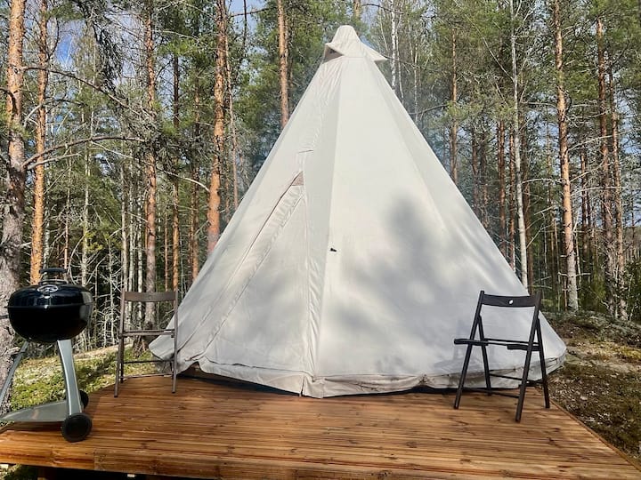 Luxury Tent 3 Alaska Glamping Linnansaari - Savonlinna