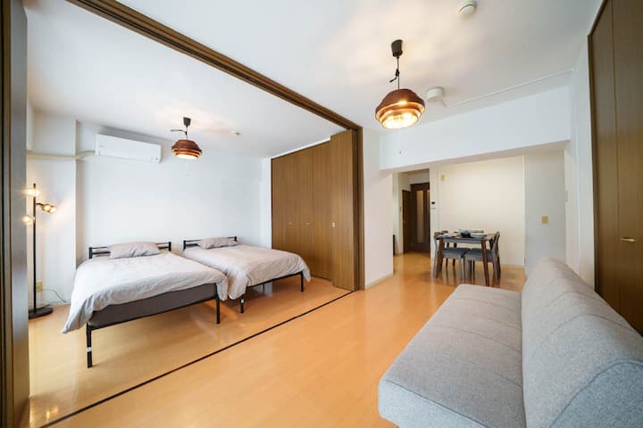 大須商店街まで徒歩8分 | 最大5名 | 上前津駅と東別院駅の2way利用可 - Nagoya