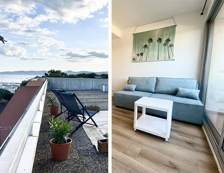 Superbe *Rooftop Privé Vue Mer* 4 Pers - Saint-Raphaël