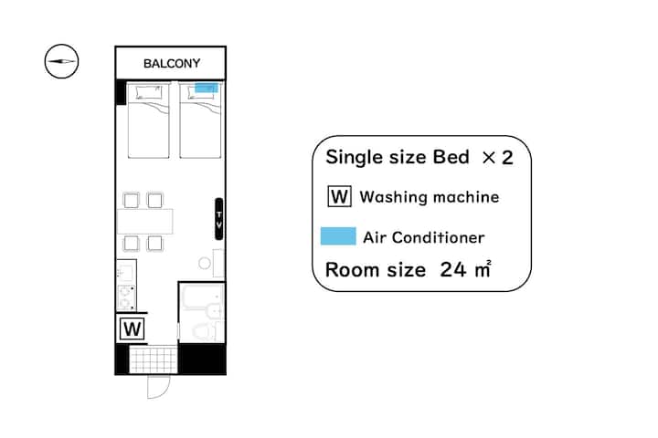 地下鉄「亀島駅」より徒歩5分　名古屋駅までも徒歩圏内　Room＃506 - Nagoya