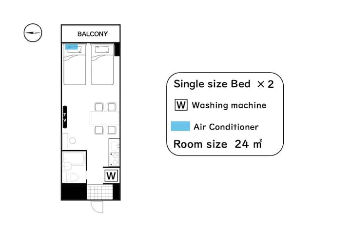 地下鉄「亀島駅」より徒歩5分　名古屋駅までも徒歩圏内　Room＃405 - Nagoya