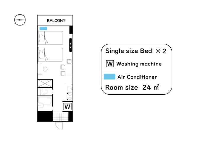 地下鉄「亀島駅」より徒歩5分　名古屋駅までも徒歩圏内　Room＃505 - Nagoya
