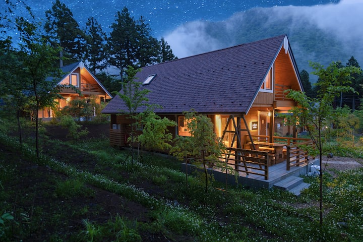 【Tsubaki】【箱根】大人がくつろげる宿　新築ログハウス 温泉あり レンタルBbq - 스소노시