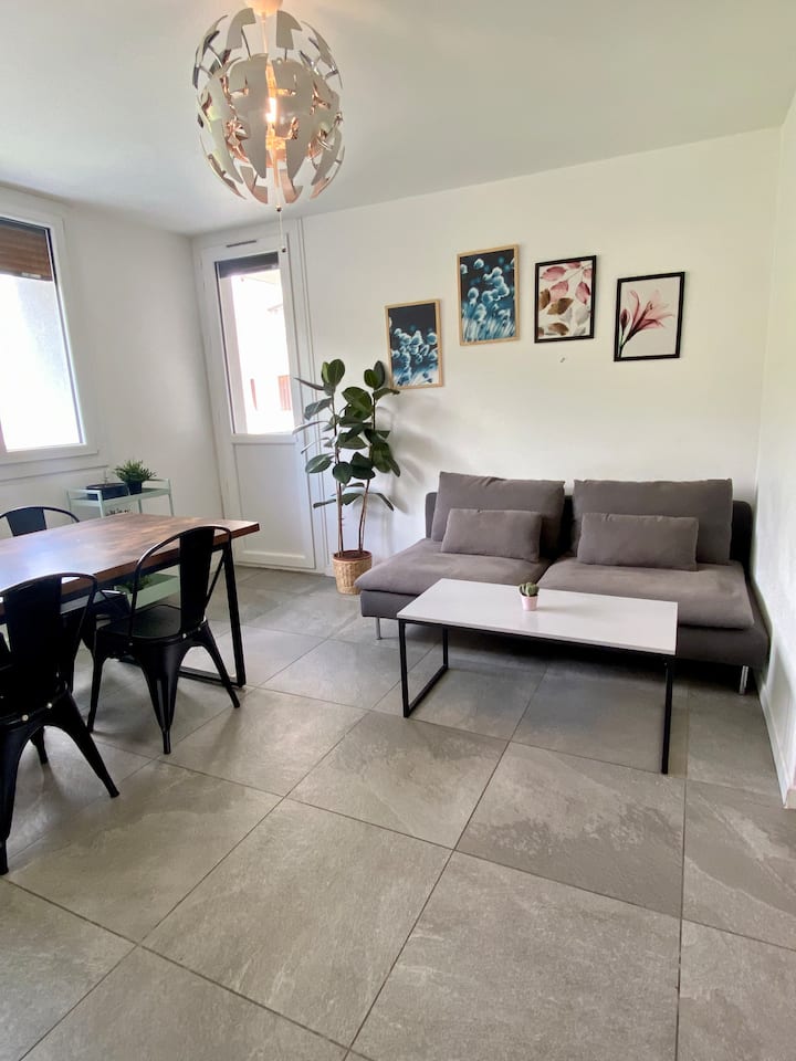 Appartement 4 Chambres - Parking - Grenoble