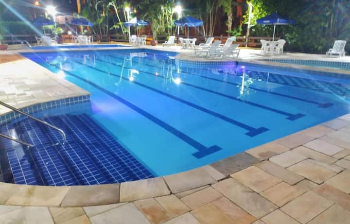 Flat Amarílis Na Riviera Com Piscina - Bertioga