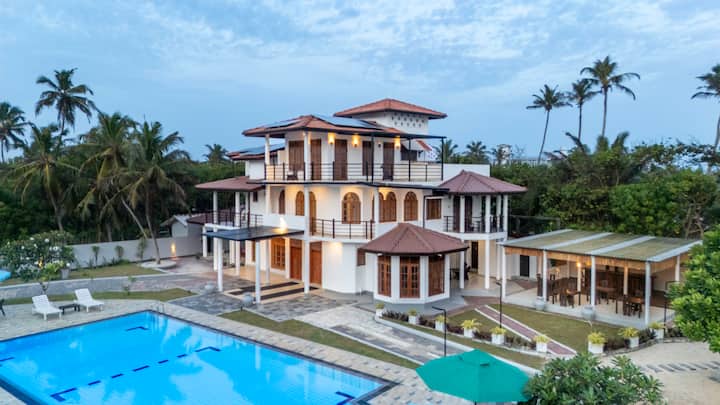 5 Br Beach House W In-house Chef & Butler - Mirissa