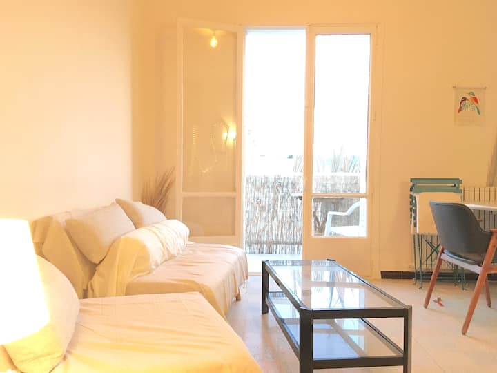 Ensoleillé Spacieux Calme T3 Balcon Sud 2 Chambres - Marseille