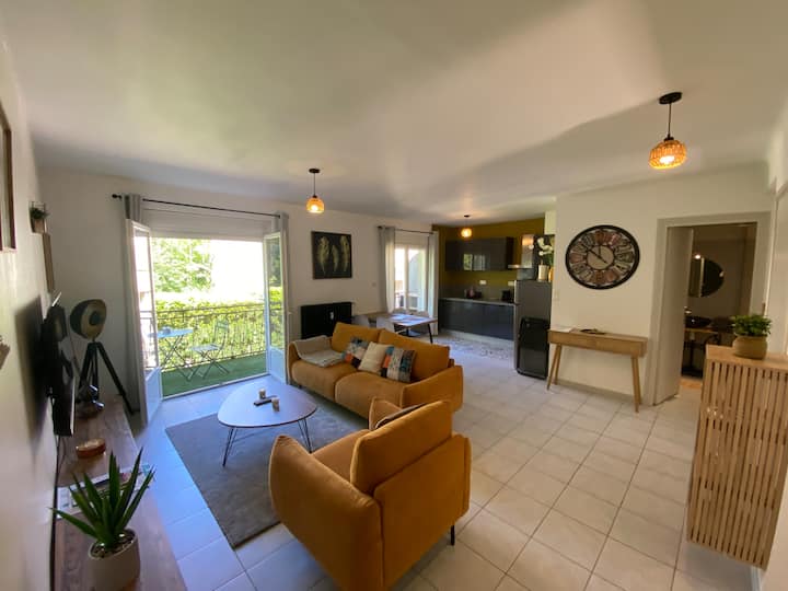 Appart 2 Chambres Avec Balcon - Classé 3 éToiles - Vals-les-Bains