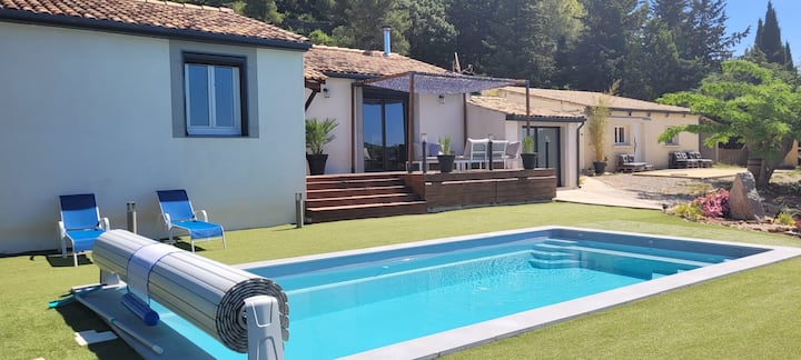 Villa Luxe Et Nature, Piscine Chauffée, Jaccuzi - Lac du Salagou