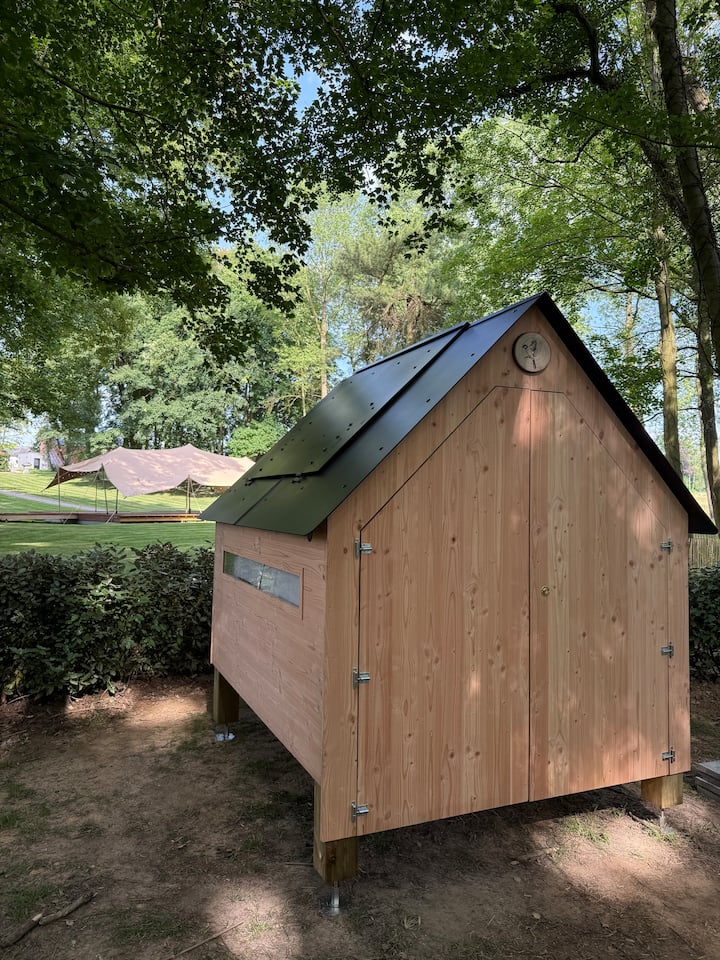 Cabane Mésange Avec Toit Ouvrant - Dour