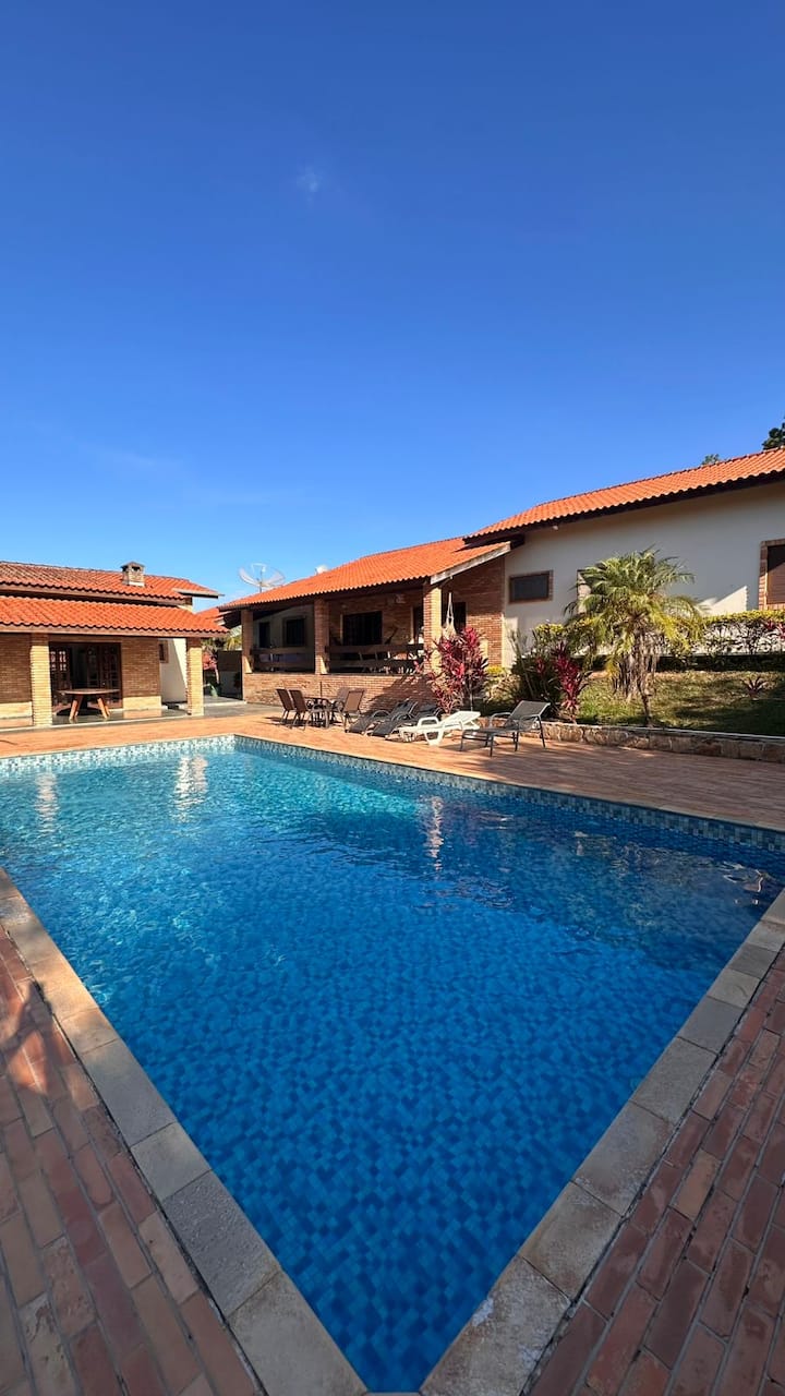 Linda Casa Em Itu Com Piscina Lazer Wifi - Itu