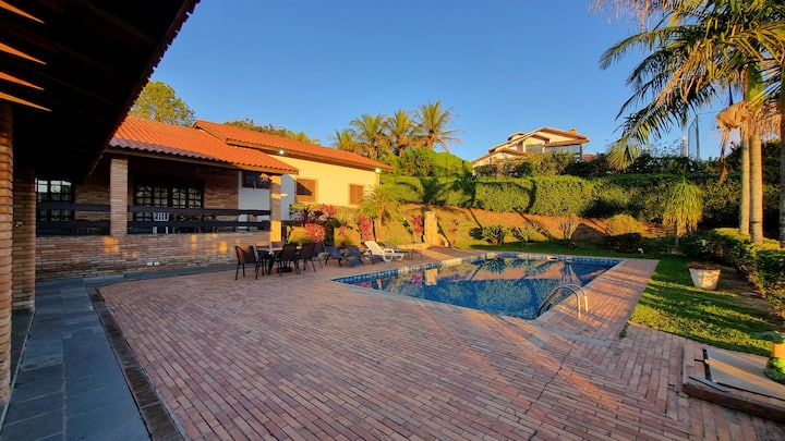 Casa De Campo Em Condomínio Itu Perto Parque Maeda - Itu