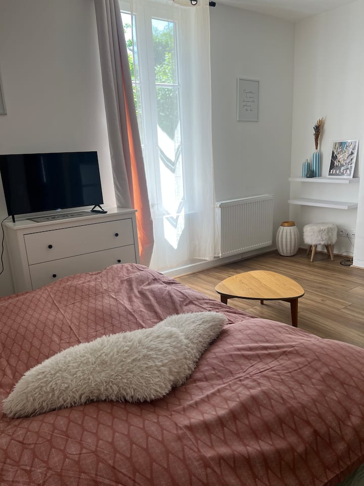 Studio Au Calme Proche Centre - Troyes