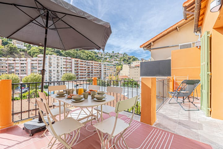 Maison 6/7p, Terrasses, Proche Plages, Nice Centre - Nice