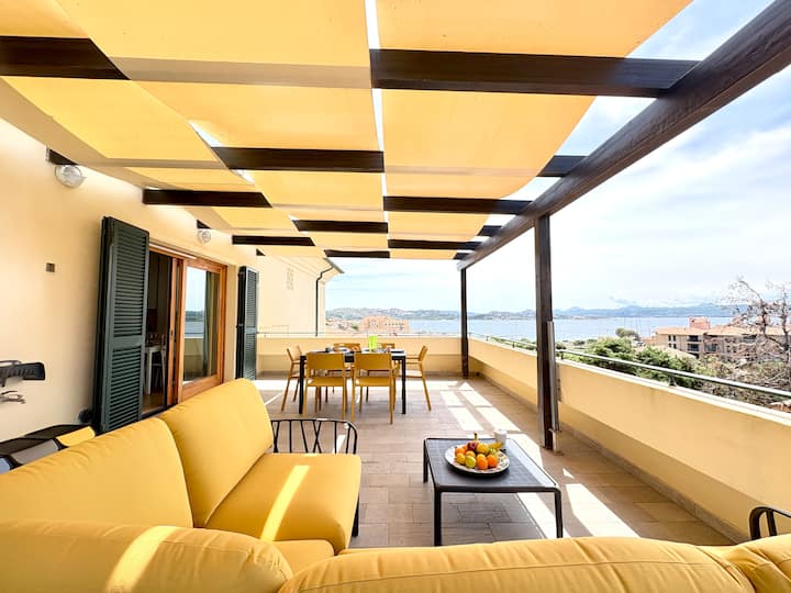 Residenze Padule 3 Bedr, Terrace Sea View, Parking - Palau