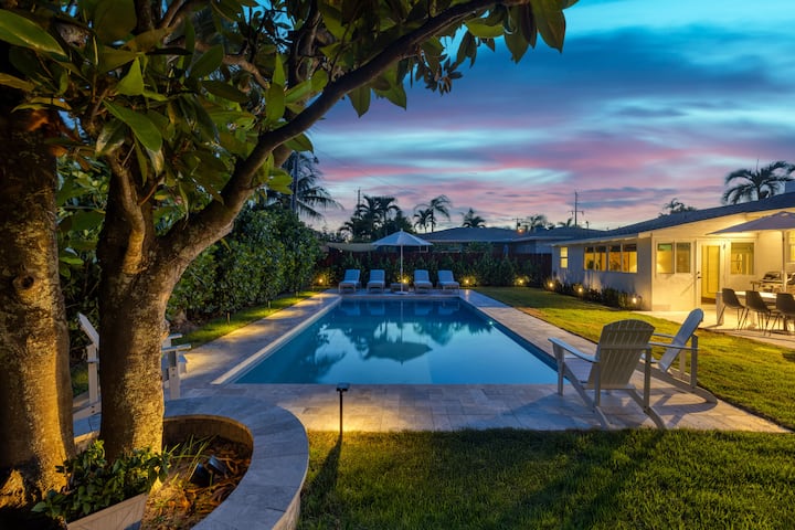 New! The Cozy "Soso" Villa-fully Renovated W/ Pool - ウェスト・パーム・ビーチ, FL