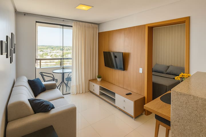 Flat 2001 Essenciale Ao Lado Do Shop. Flamboyant! - Goiânia