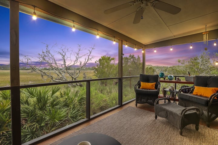Private Waterfront Retreat | Breathtaking Sunsets - Fripp Island, SC