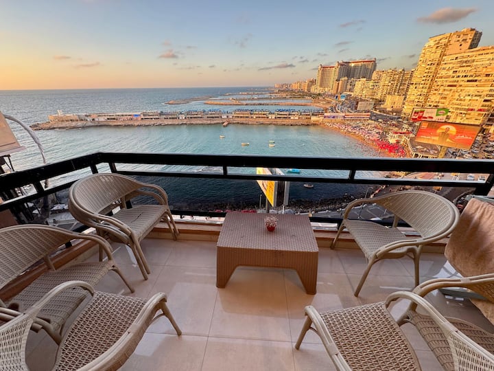 Alex Homes - Gleem 4 With Direct Sea View - Alexandrie, Égypte