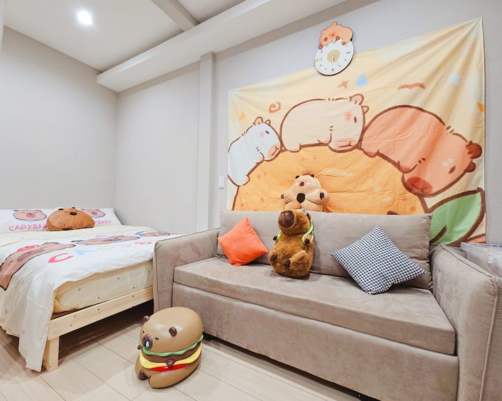 Jr板橋駅徒歩2分/カピバラの家/池袋まで電車2分/新板橋駅徒歩4分/完全貸切/買物便利/最大4人 - Ikebukuro