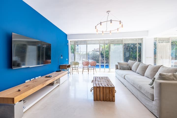 Villa 6br - Pool - Close Beach - Israel