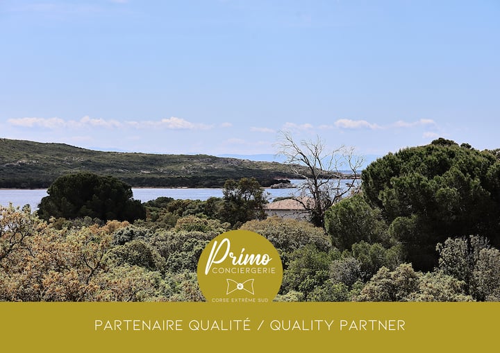T3 Cabine, Vue Mer, Piscine Chauffée, Plage - Figari