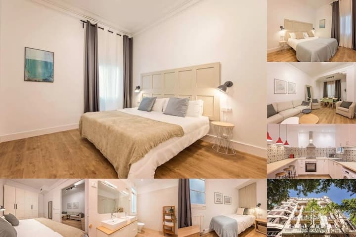 Comfortable 5-bedroom Apartment In L’eixample 9p! - Barcelona