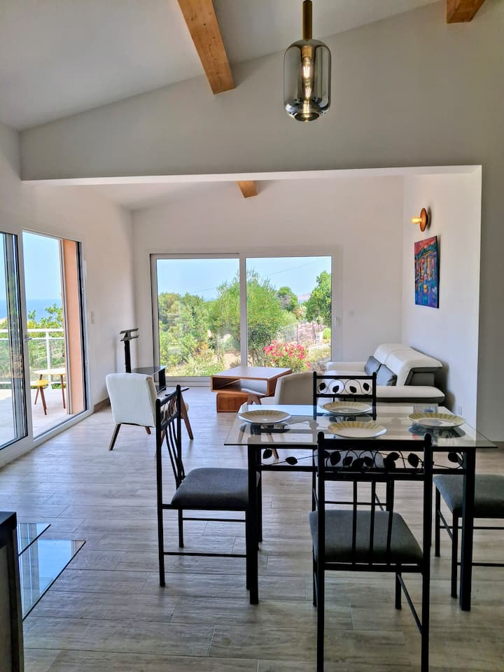 Villa Neuve 1 , Vue Village Et Mer - Galéria