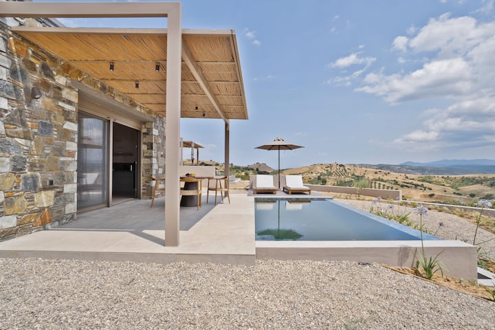 Supreme Villa 360° View With Infinity Pool - Ситония