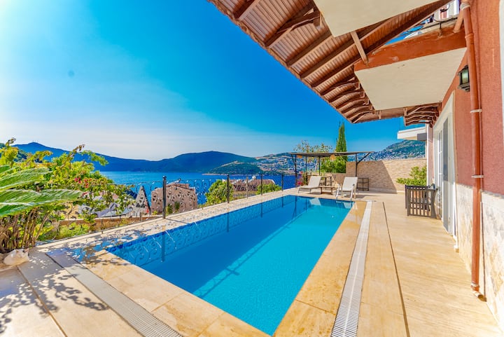 Kalkanvillakara Havuz Bahçe öZel-erken Rezervasyon - Kalkan