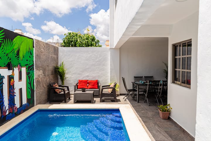 Family Suite In Aparhotel W/pool, 2 Rooms & 3 Beds - Cancún