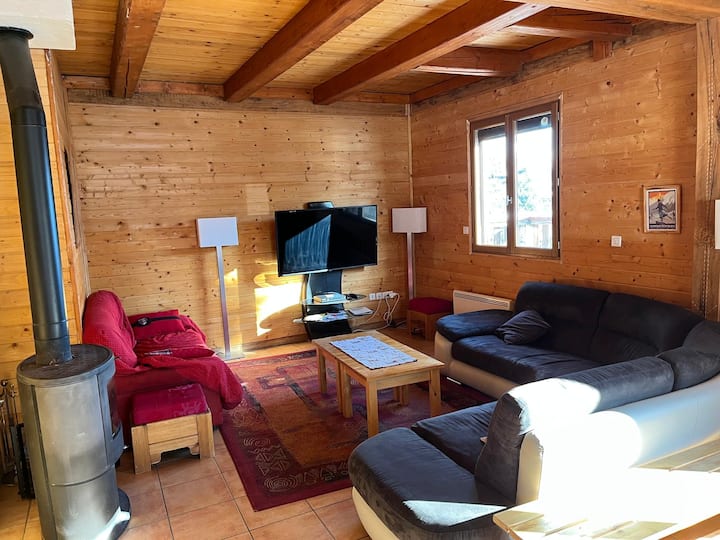 Doucy-valmorel, Chalet Cosy Pied Des Pistes - La Léchère