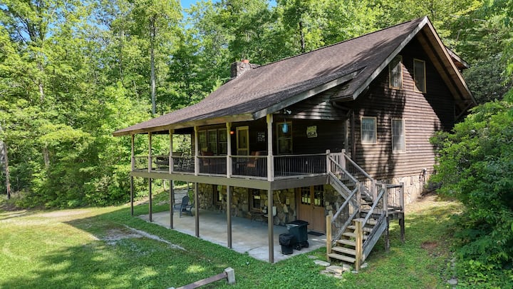 Berrey Patch-creek Front-firepit - Young Harris, GA