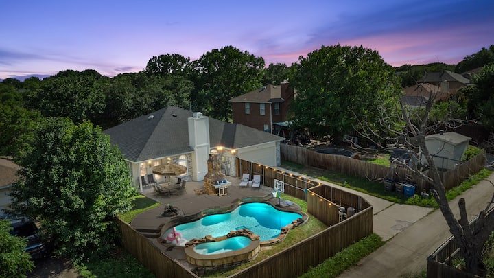 Spacious 4br Allen Escape • Poolside Fun + Bbq - Allen, TX