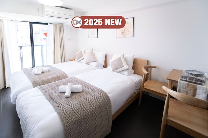 The Peak Tsutenkaku Elite Apt For 3 Pax Tower View - Osaka
