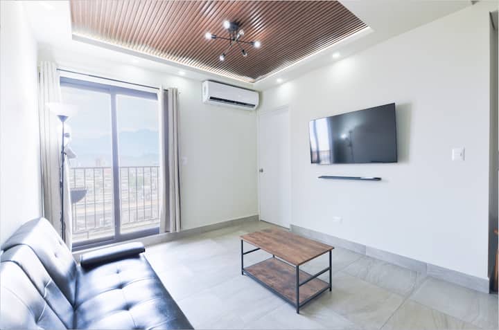 1 King & 2 Twin Bed | 6 People 2br2br | Gym & Pool - San Pedro Garza García